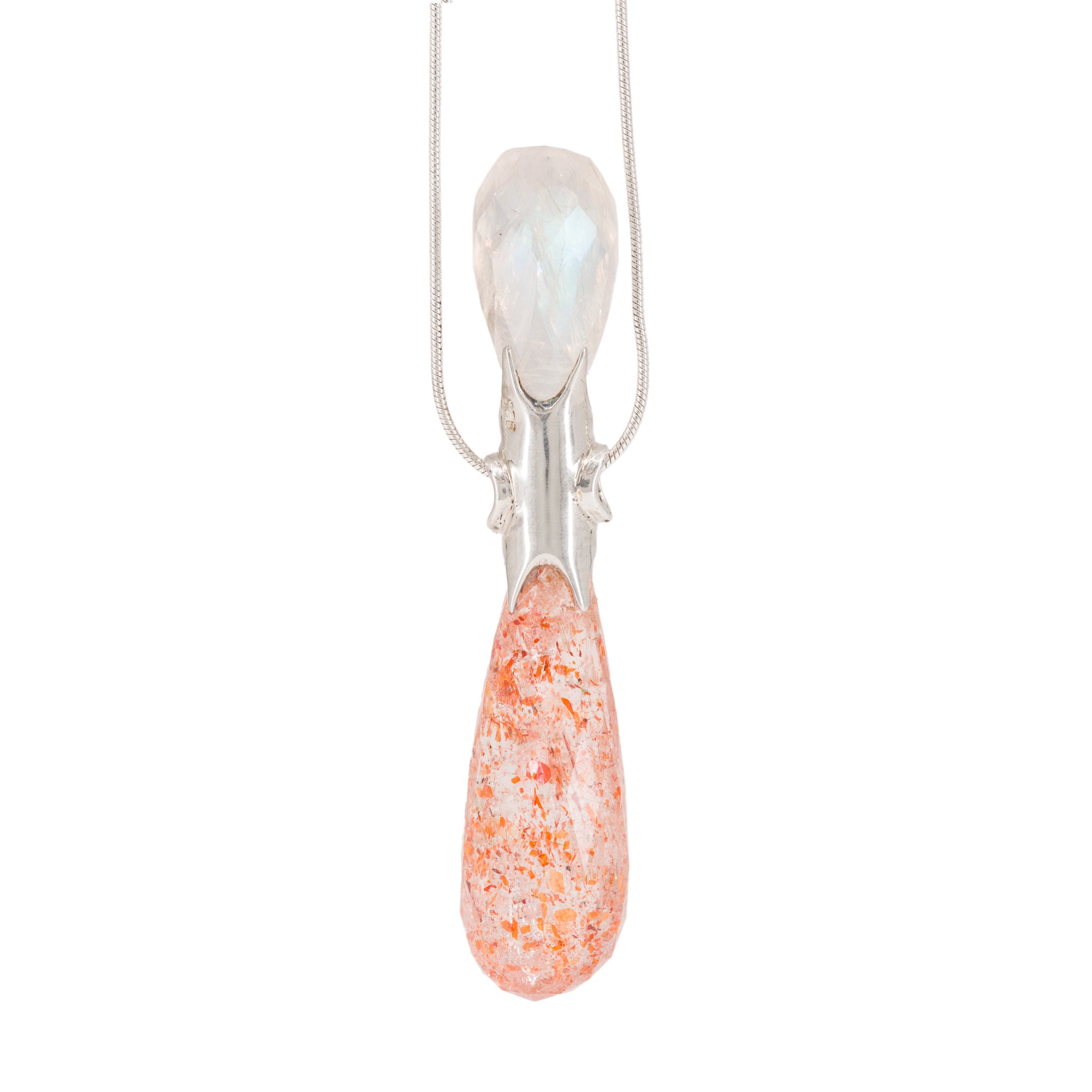 Sunstone and moonstone necklace store