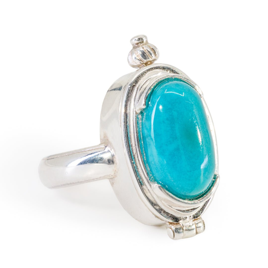 Gem Silica Handcrafted Sterling Silver Spice Ring – Crystalarium